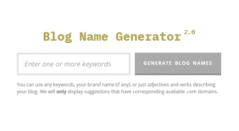 BLOG NAME GENERATOR! 18 Brilliant Tools To Use Today (2024)